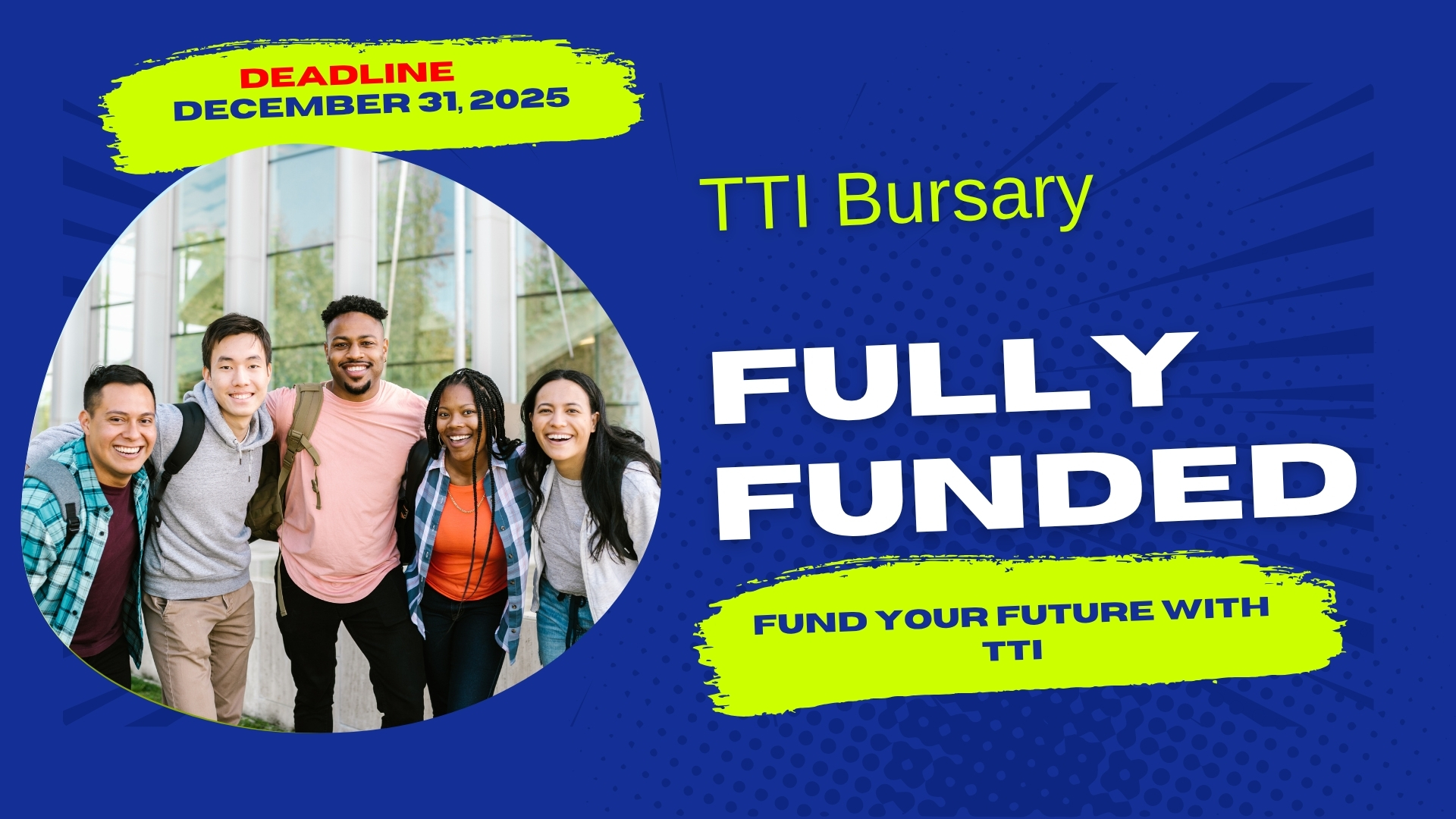 TTI Bursary | Online application and Dates for 2025