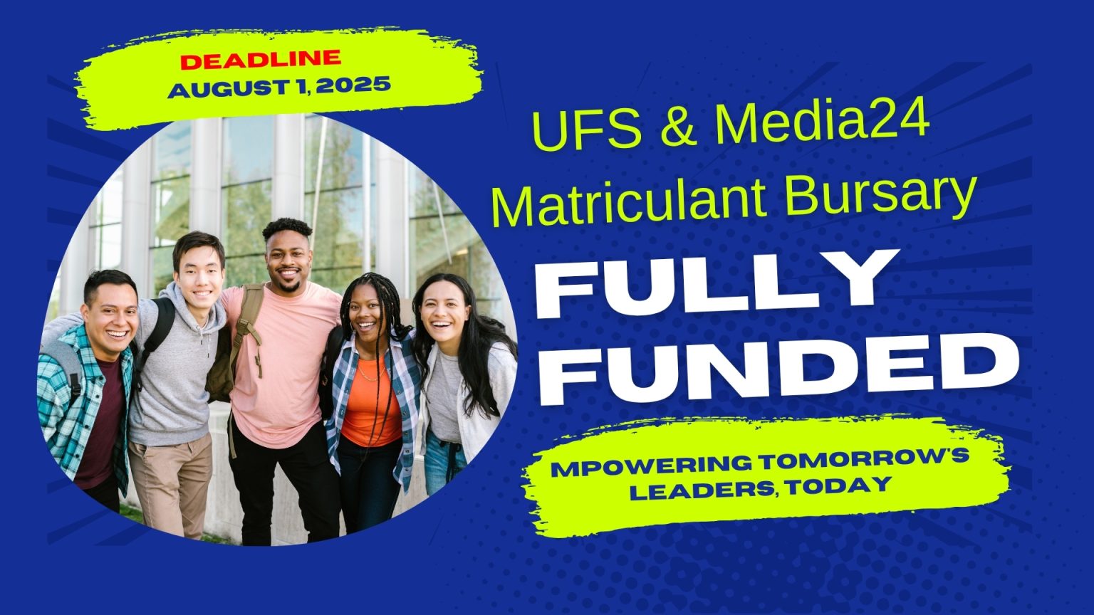 UFS & Media24 Matriculant Bursary 2026 – Apply Now