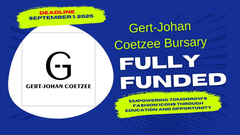 Gert-Johan Coetzee Bursary South Africa 2026