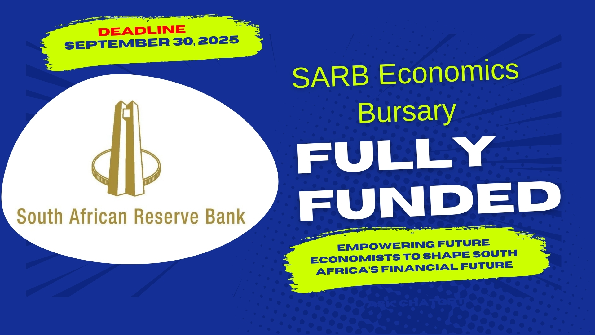 SARB Economics Bursary South Africa 2026 SARB Economics Bursary South Africa 2026