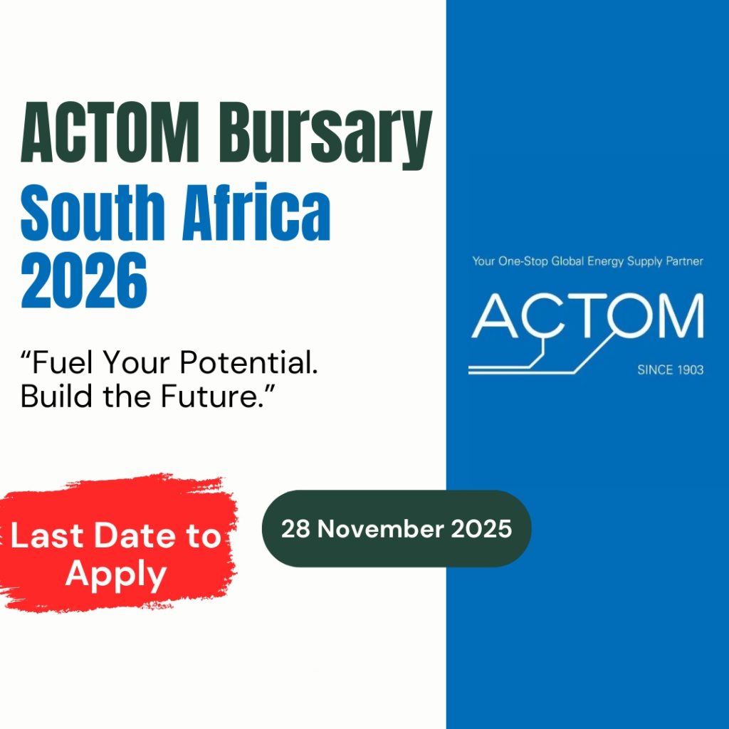 ACTOM (Pty) Ltd Bursary South Africa 2026