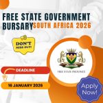 Free State Government Bursary South Africa 2026