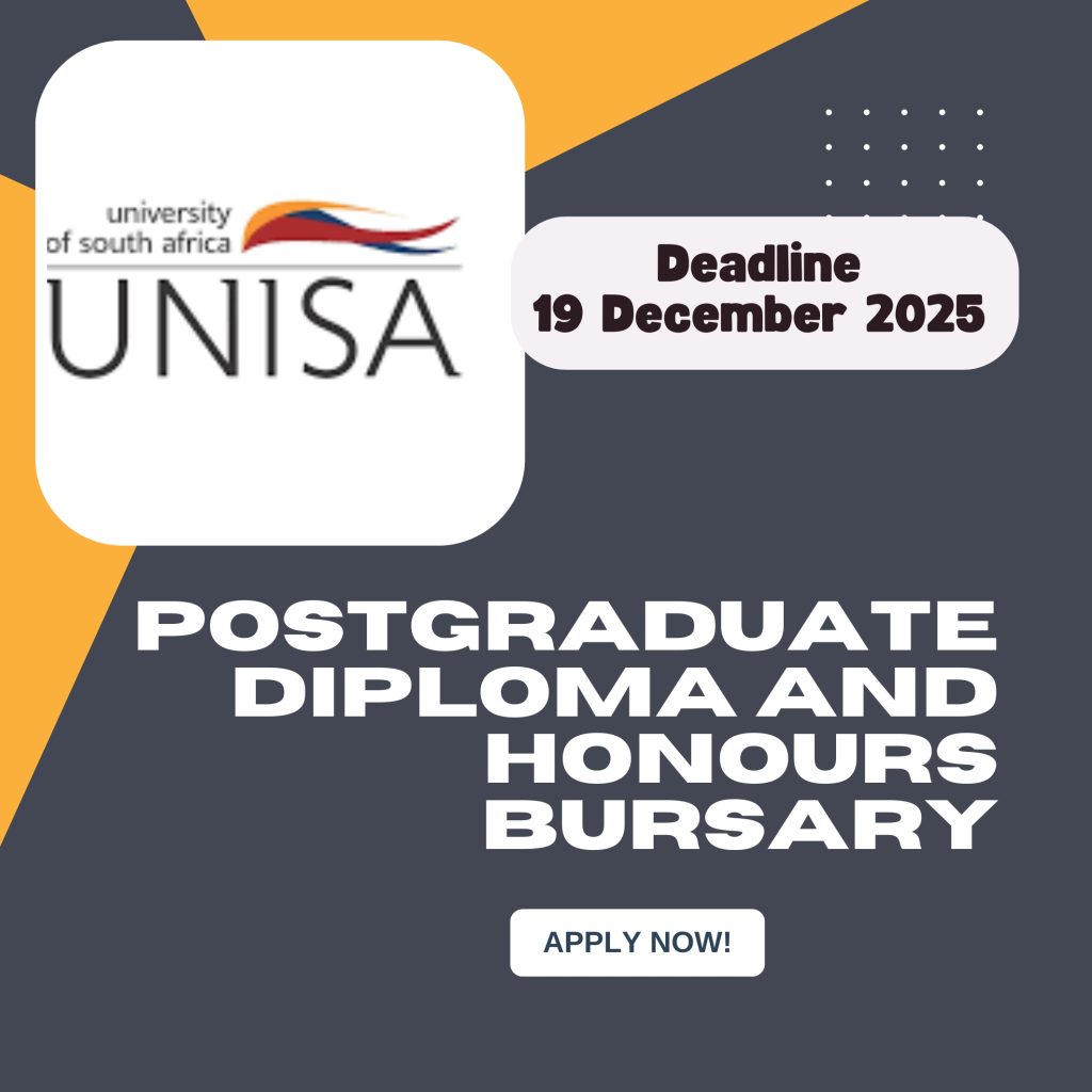 Postgraduate Diploma and Honours Bursary | Application Guide 2026